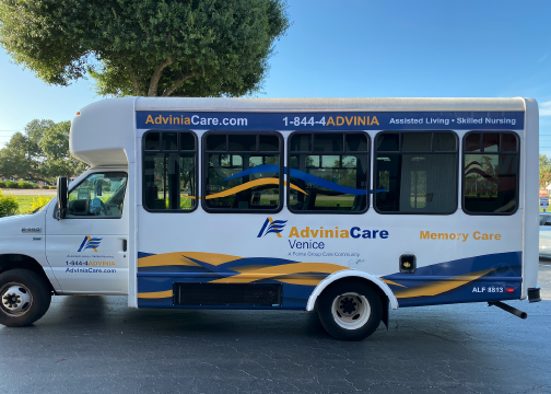 A custom bus and vehicle wrap printing shop in Port Charlotte