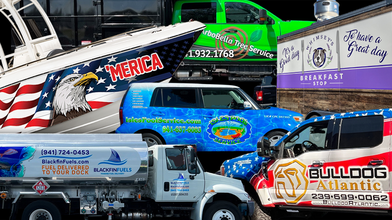The top rated custom vehicle wrap shop in Port Charlotte
